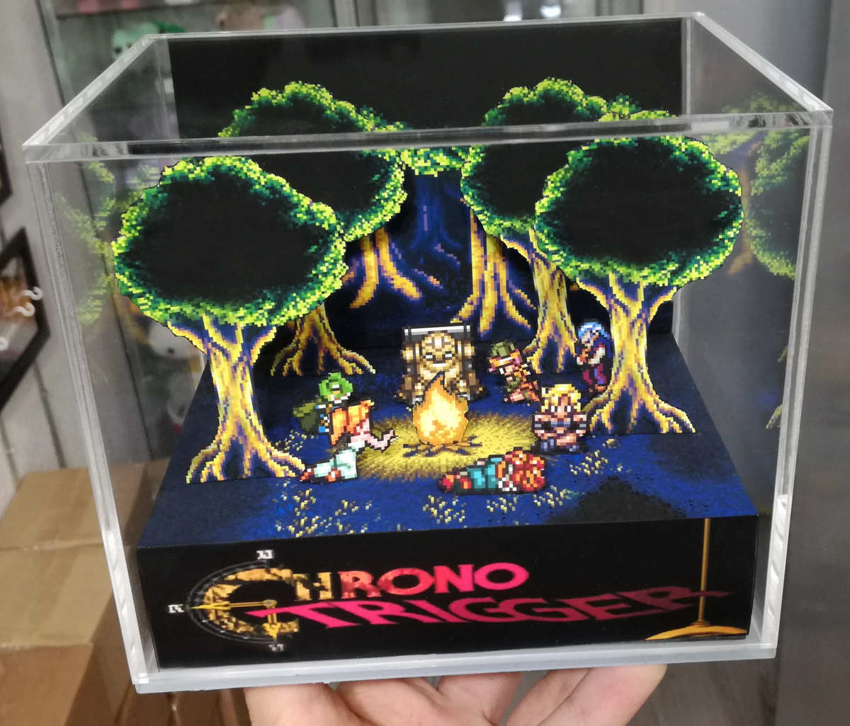 Chrono Trigger Campfire Cubic Diorama – ARTS-MD