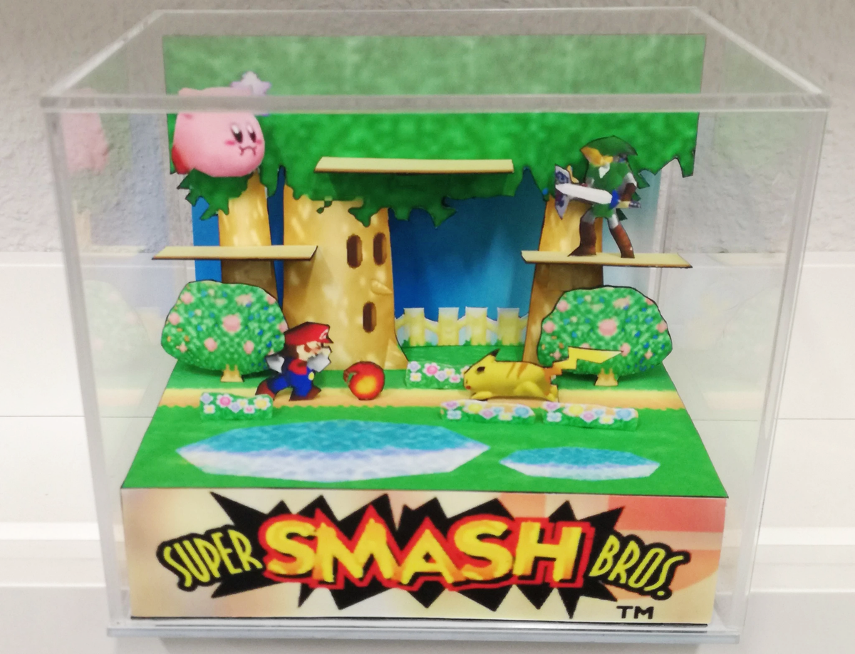 Super Smash Bros 64 Cubic Diorama – ARTS-MD