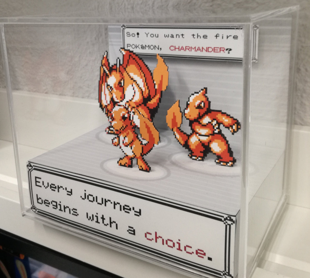 Pokemon Evolution Charmander Cubic Diorama – ARTS-MD