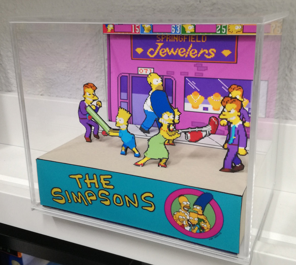 The Simpsons Arcade Cubic Diorama – ARTS-MD