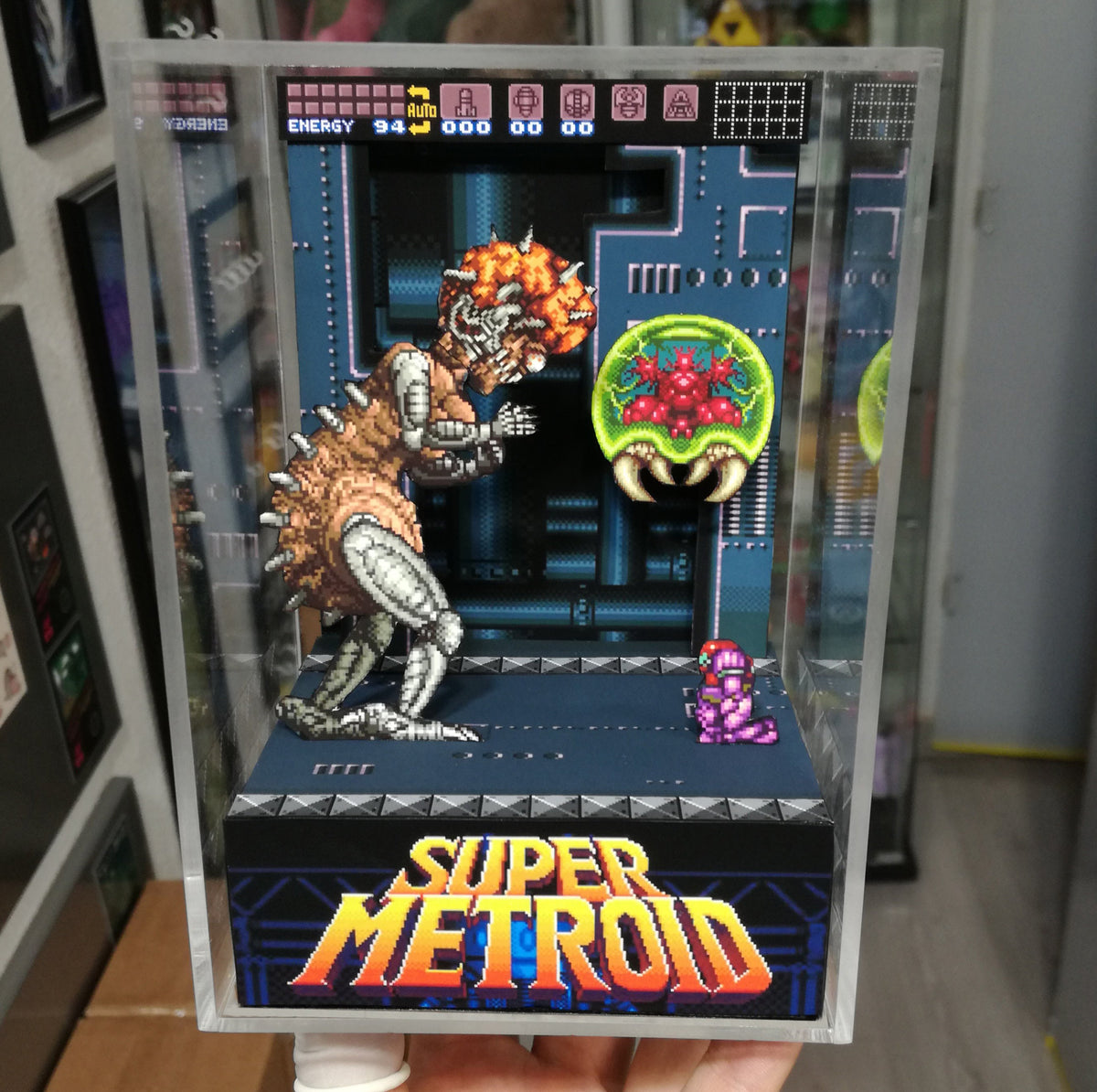 Super Metroid Mother Brain Cubic Diorama – ARTS-MD
