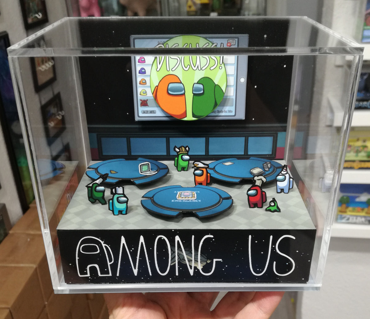 Among Us Cafeteria Cubic Diorama – ARTS-MD