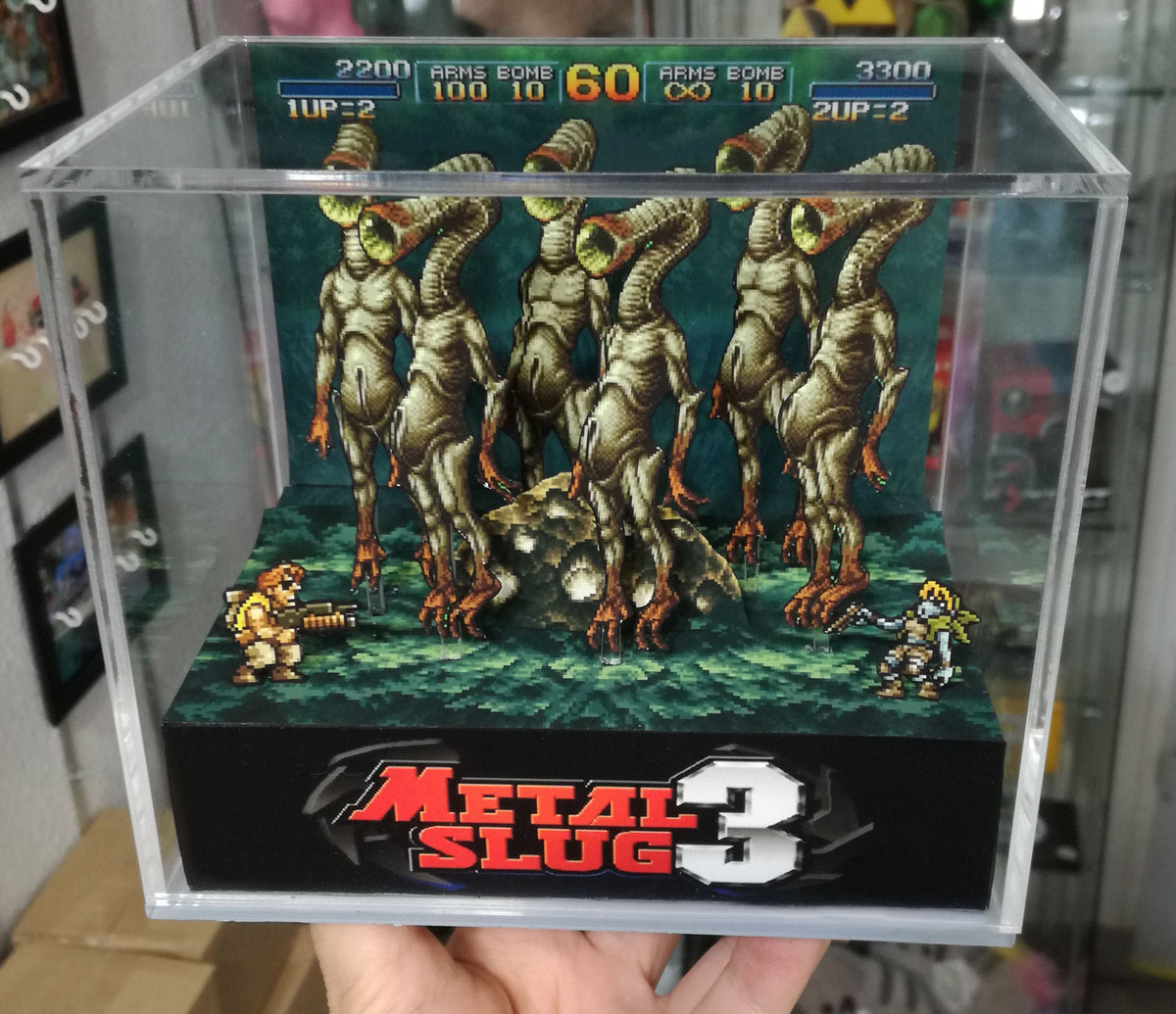 Metal Slug 3 Aliens Cubic Diorama – ARTS-MD