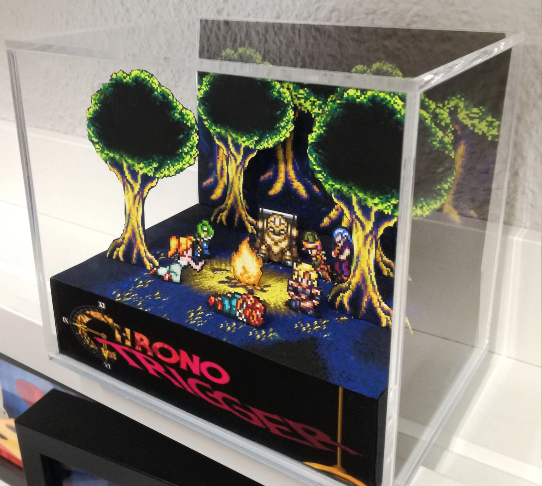 Chrono Trigger Campfire Cubic Diorama – ARTS-MD